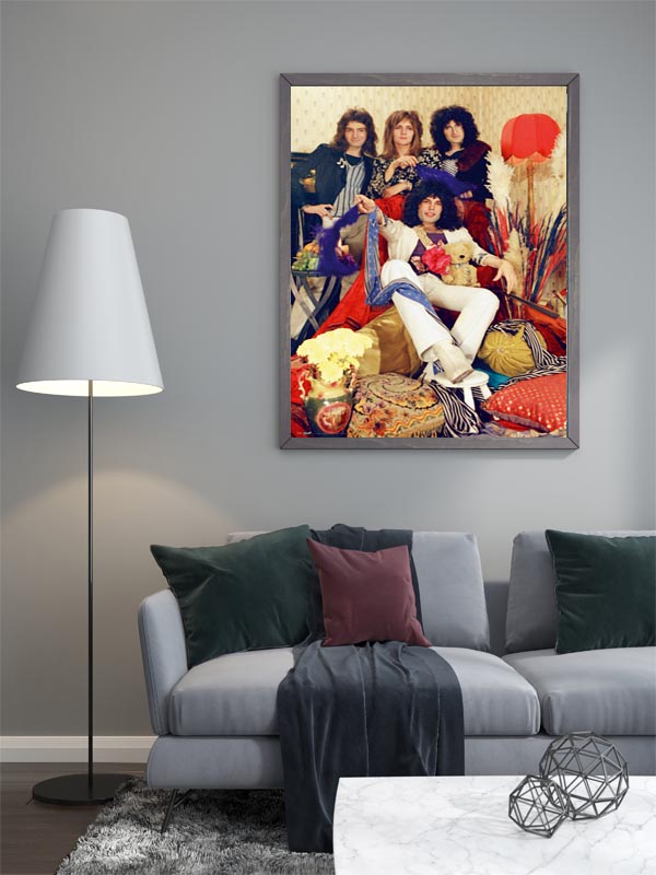 Queen - Freddie Mercury - Zespół - plakat - Galeria Plakatu