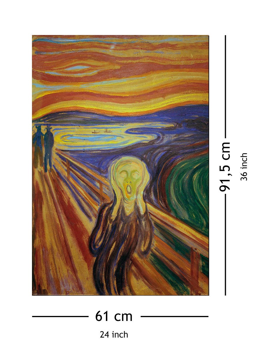 Edvard Munch Krzyk - plakat - Galeria Plakatu