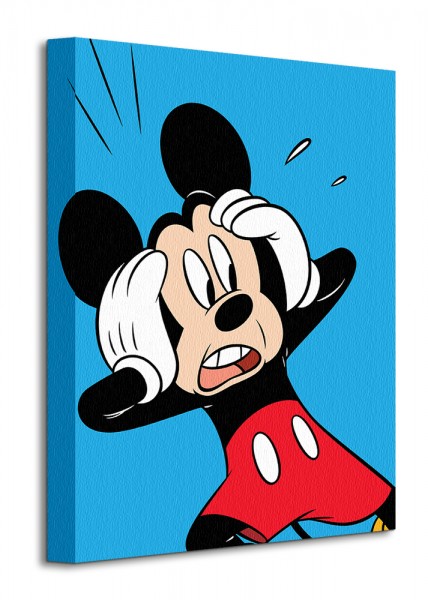 Myszka Miki Mickey Mouse Shocked - Obraz na płótnie - Galeria Plakatu