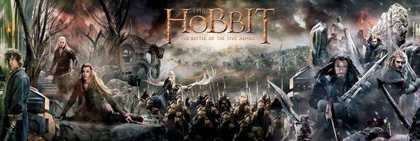The Hobbit Kolaż - plakat - Galeria Plakatu