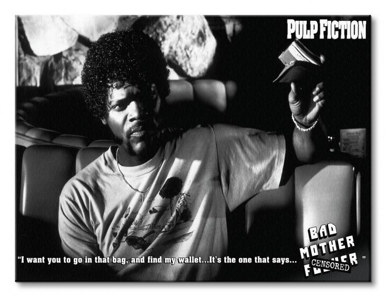 Pulp Fiction Bad Mother F Ker Obraz Na Płótnie Galeria Plakatu