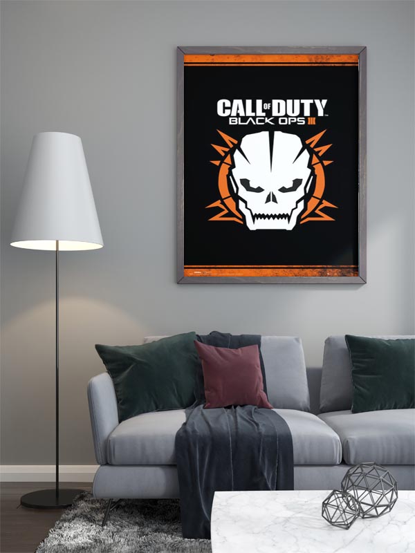 Call of Duty Black Ops 3 Skull - plakat - Galeria Plakatu