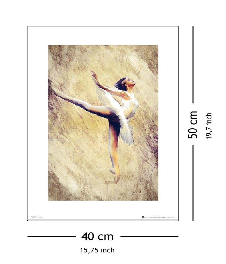 Ballet Balerina - plakat premium - Galeria Plakatu