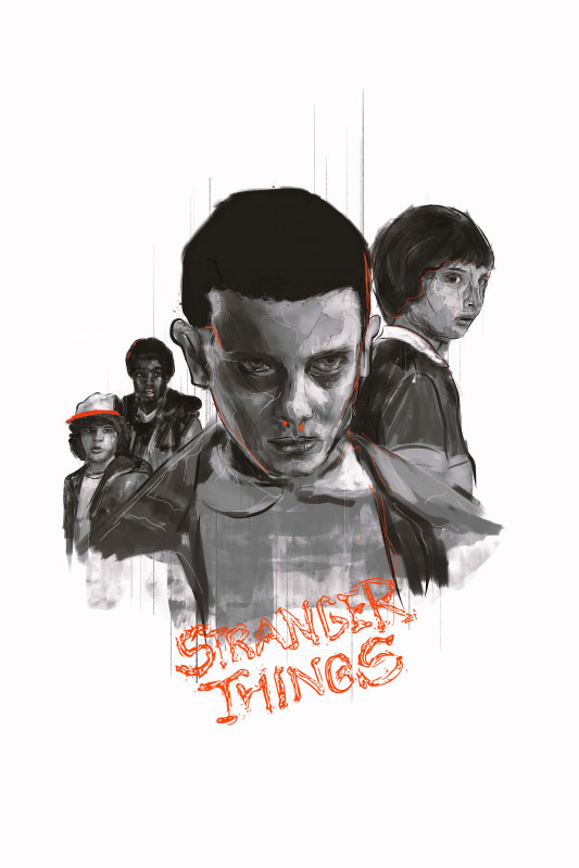 Stranger Things - plakat premium - Galeria Plakatu