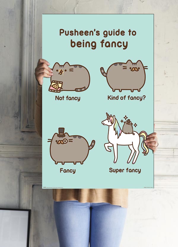 Pusheen Super Fancy - plakat - Galeria Plakatu
