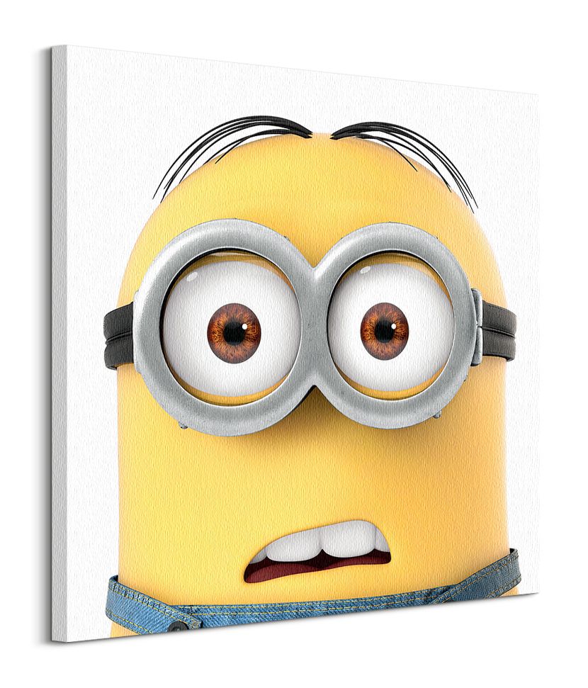 Minionki (Dave Close Up) - Obraz na płótnie - Galeria Plakatu