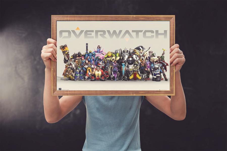 Overwatch Anniversary Line Up - plakat - Galeria Plakatu