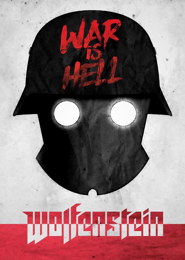 Old World Propaganda - Wolfenstein - plakat - Galeria Plakatu