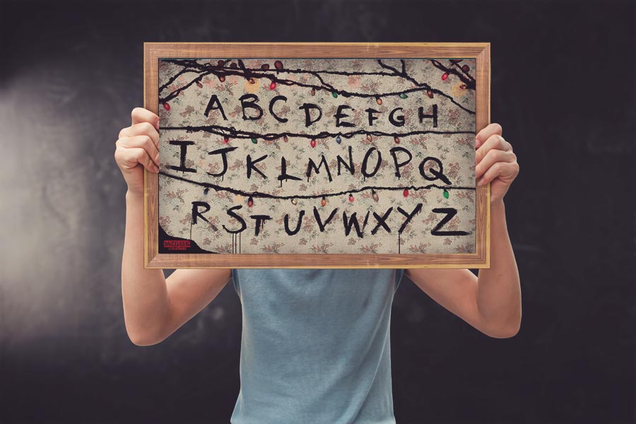 Stranger Things RUN - plakat - Galeria Plakatu