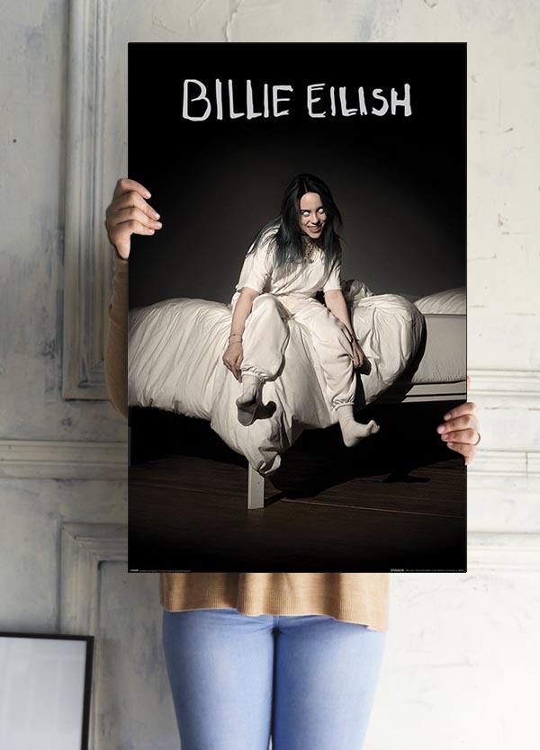 Billie Eilish When We All Fall Asleep Where Do We Go - plakat - Galeria Plakatu
