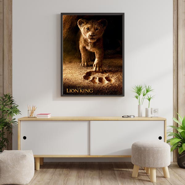 Król Lew Simba - plakat - Galeria Plakatu