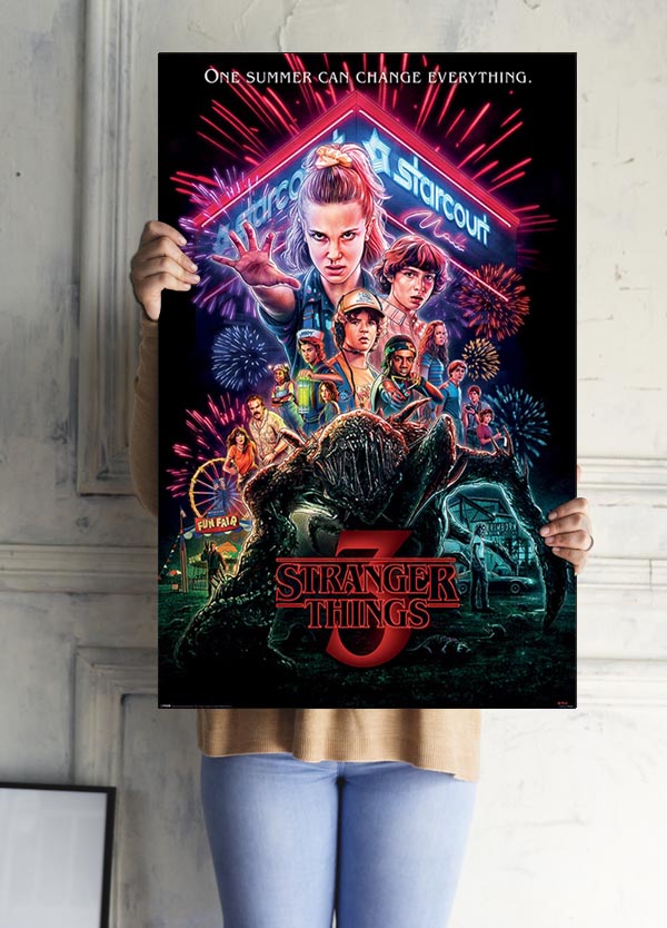Stranger Things Lato 1985 - plakat - Galeria Plakatu