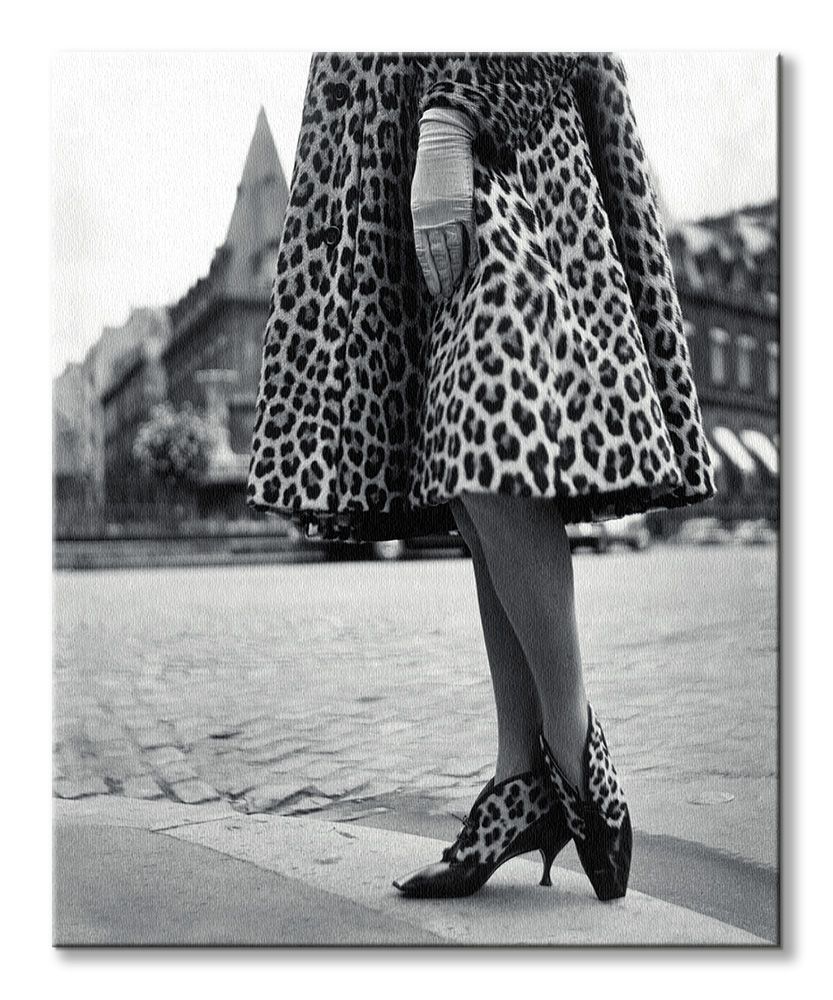 Dior Leopard Print - obraz na płótnie - Galeria Plakatu