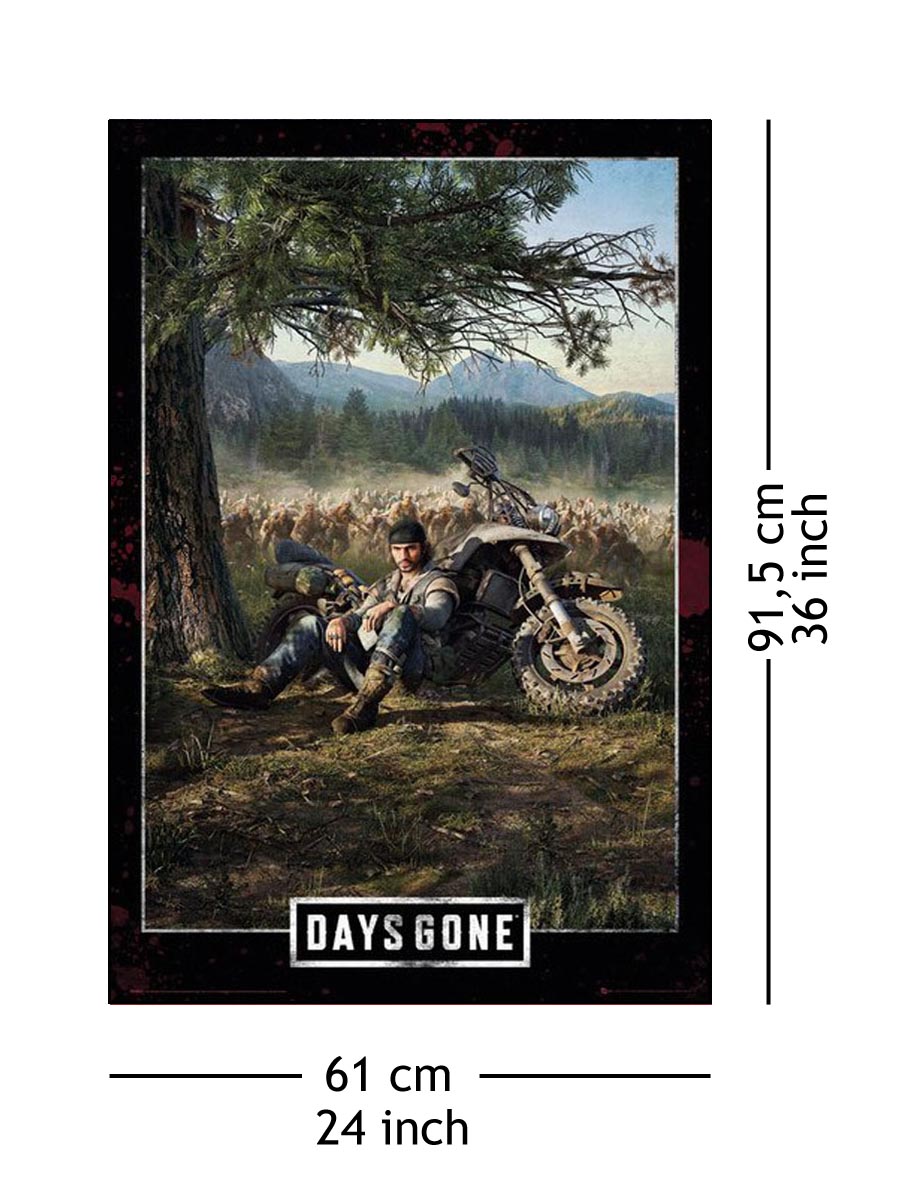 Days Gone Key Art Cover - plakat - Galeria Plakatu