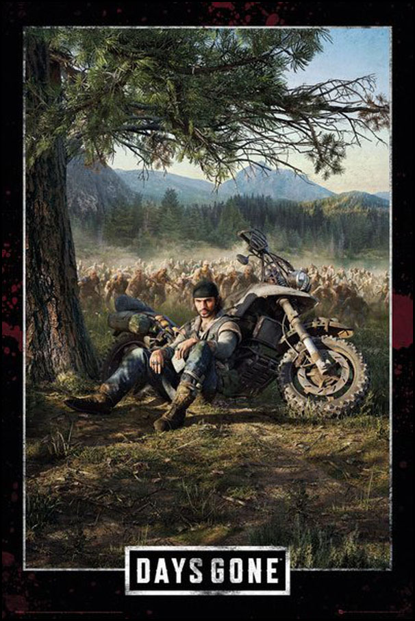 Days Gone Key Art Cover - plakat - Galeria Plakatu