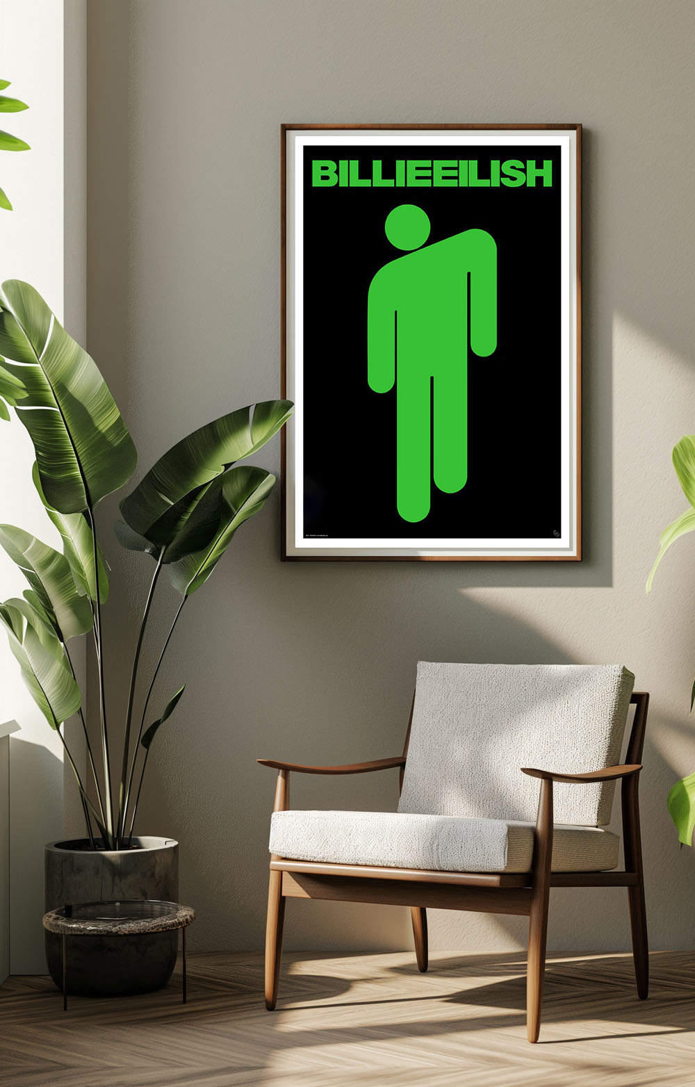 Billie Eilish Stickman - plakat - Galeria Plakatu