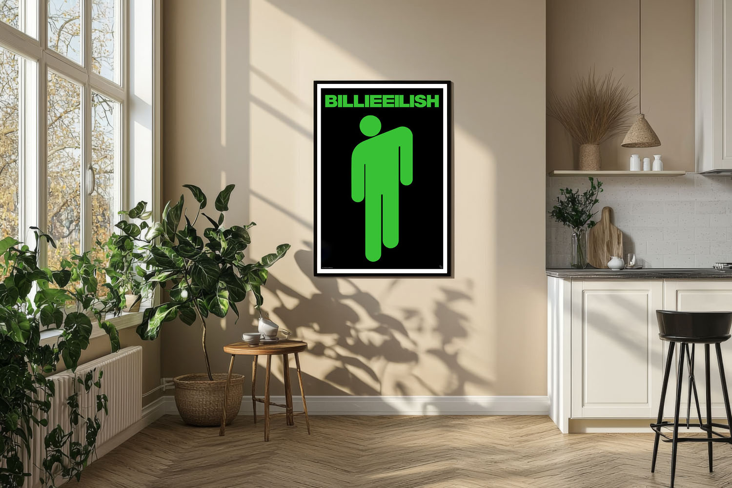 Billie Eilish Stickman - plakat - Galeria Plakatu