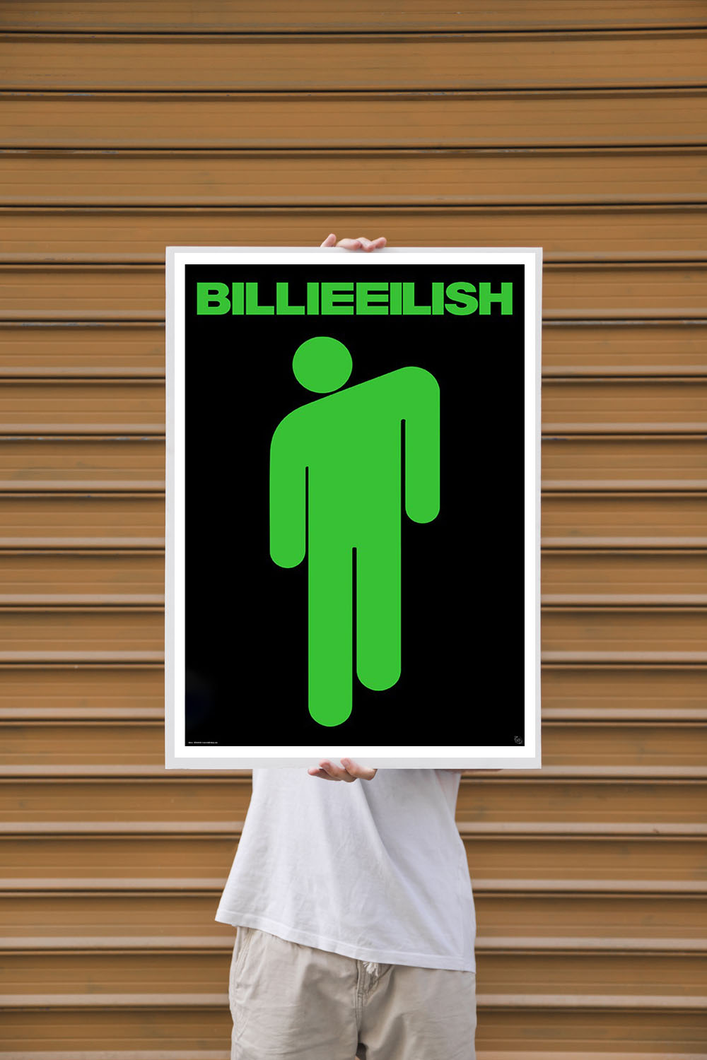Billie Eilish Stickman - plakat - Galeria Plakatu