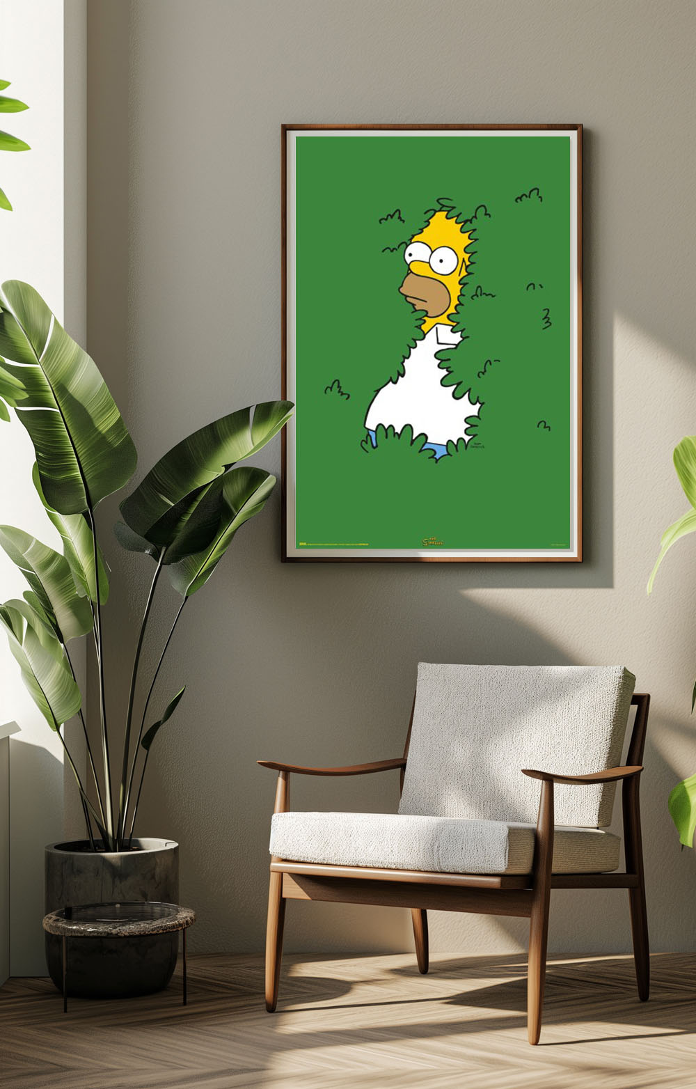 The Simpsons Homer Bush - plakat - Galeria Plakatu
