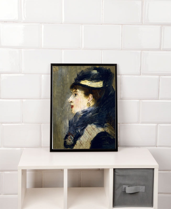 Portrait of a Lady, Edouard Manet - plakat - Galeria Plakatu