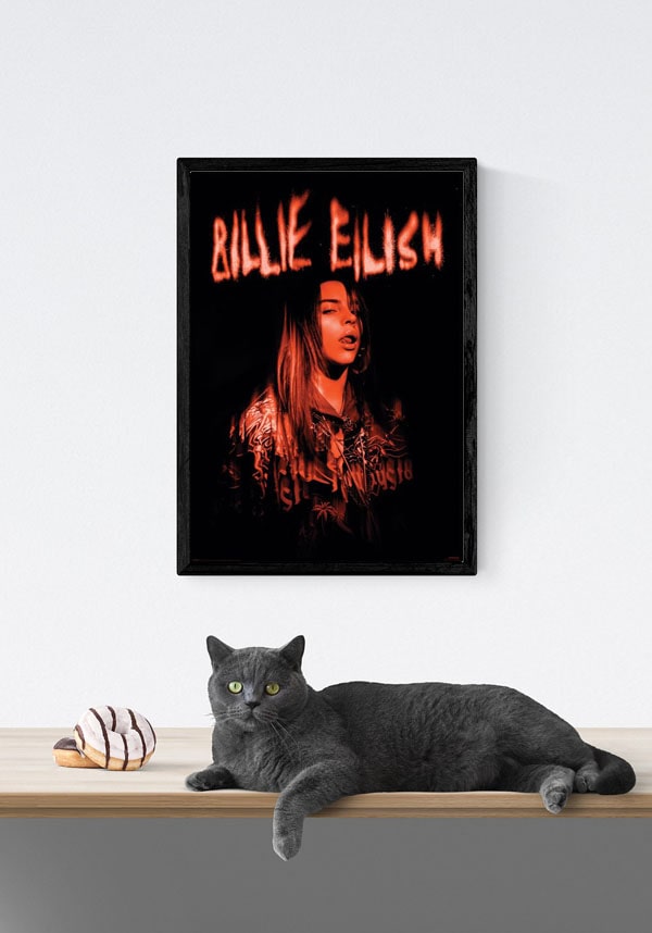 Billie Eilish Sparks - plakat - Galeria Plakatu