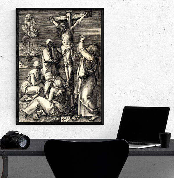 Christ on the Cross, Albrecht Durer - plakat - Galeria Plakatu