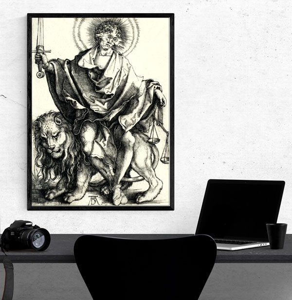 Justice, Albrecht Durer - plakat - Galeria Plakatu