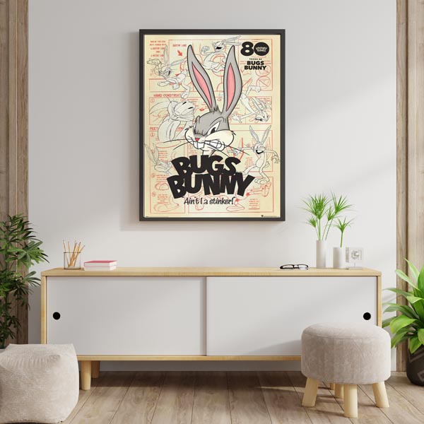 Królik Bugs 80 lat Looney Tunes - plakat - Galeria Plakatu