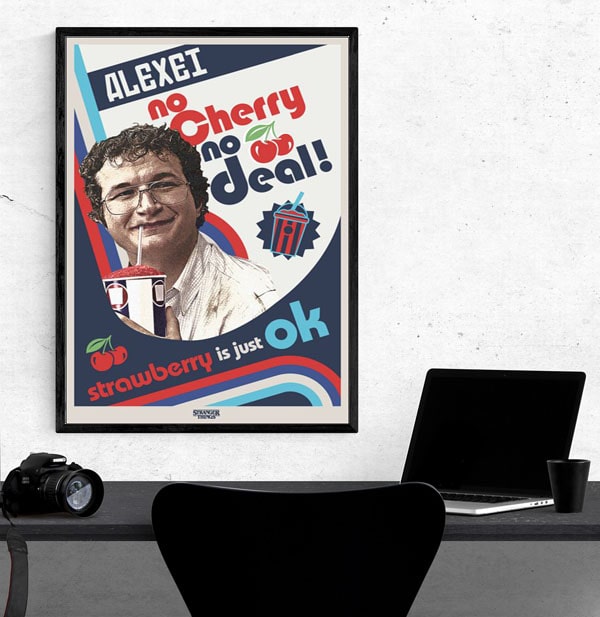 Stranger Things Alexei No Cherry No Deal - plakat - Galeria Plakatu