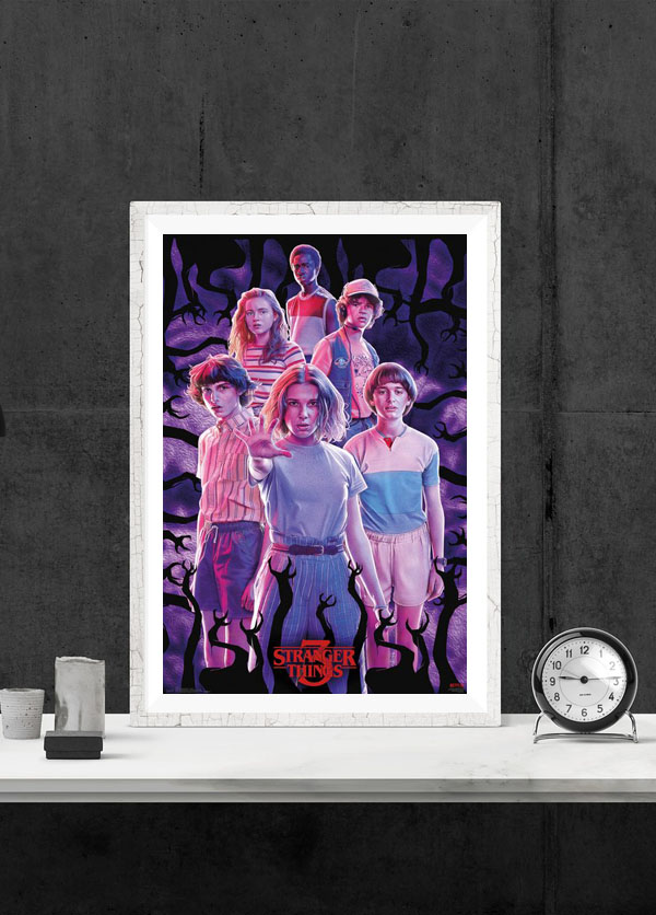 Stranger Things 3 Bohaterowie - plakat - Galeria Plakatu