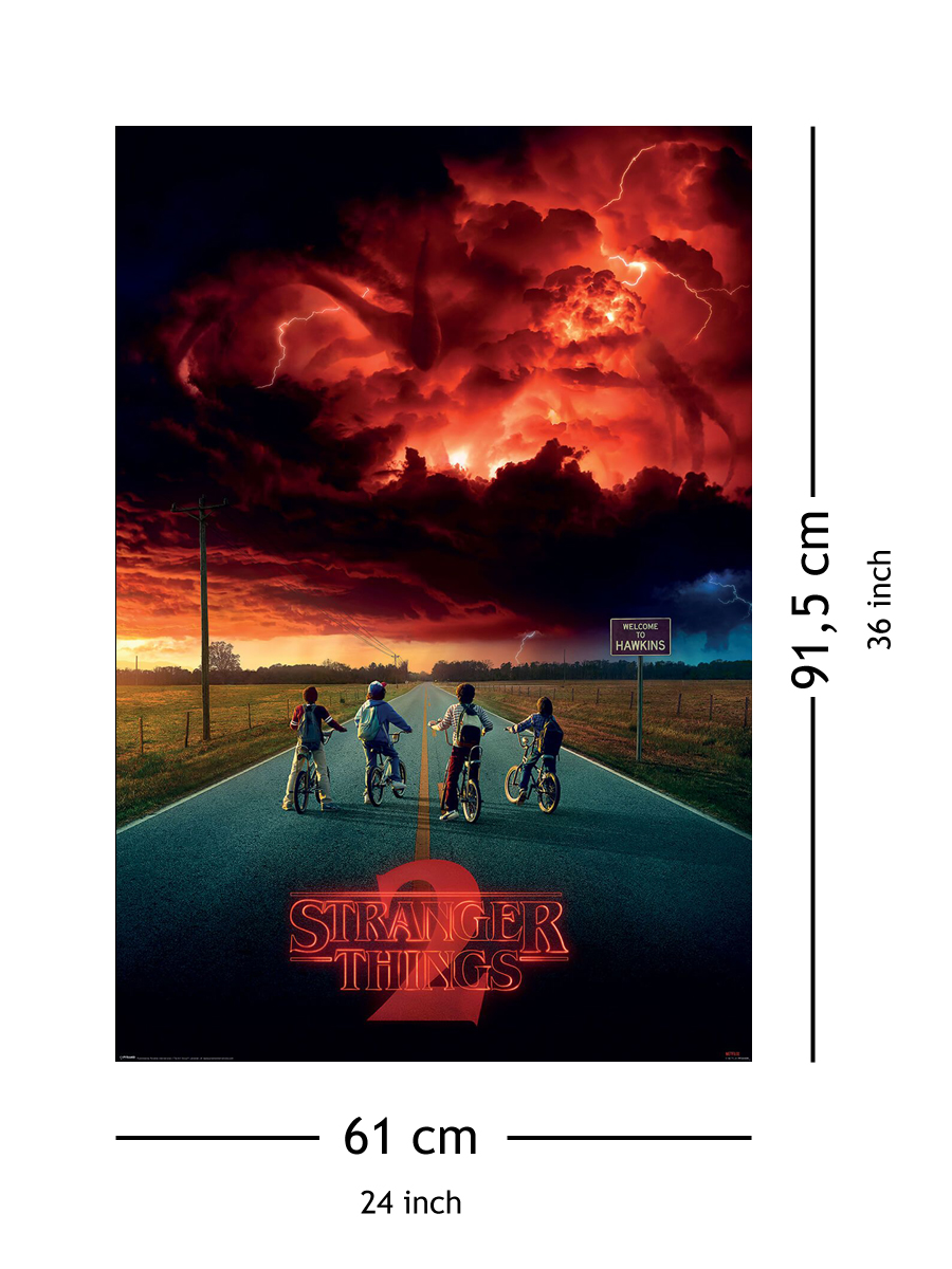 Stranger Things 2 Key Art - plakat - Galeria Plakatu