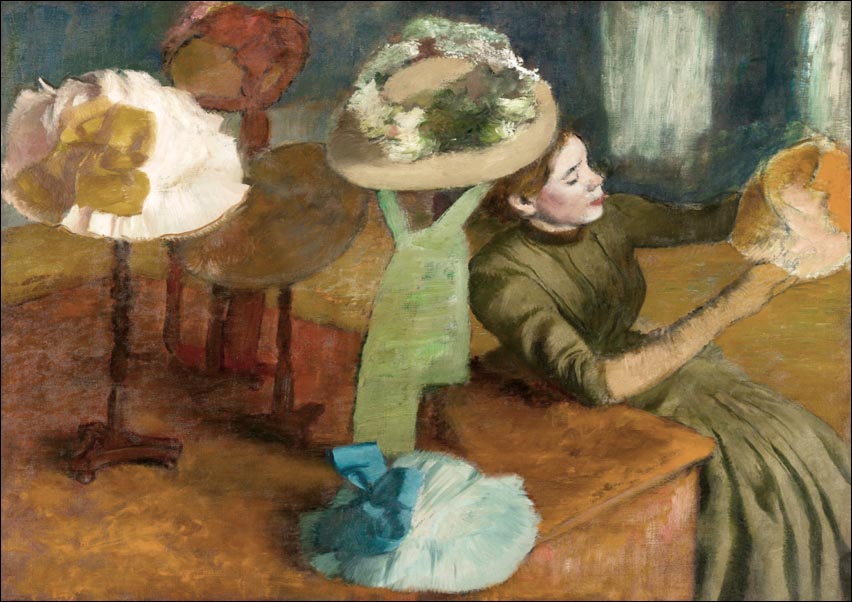 The Millinery Shop, Edgar Degas - plakat - Galeria Plakatu