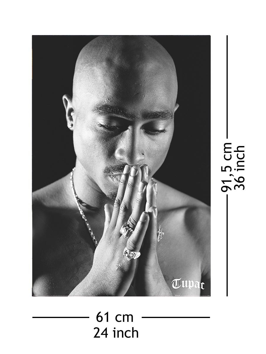 2Pac Tupac Pray - plakat - Galeria Plakatu