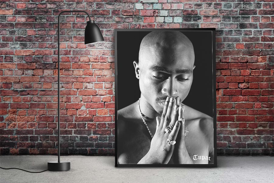 2Pac Tupac Pray - plakat - Galeria Plakatu
