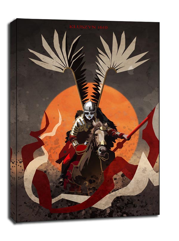 Kłuszyn 1610 Husaria - obraz na płótnie - Galeria Plakatu