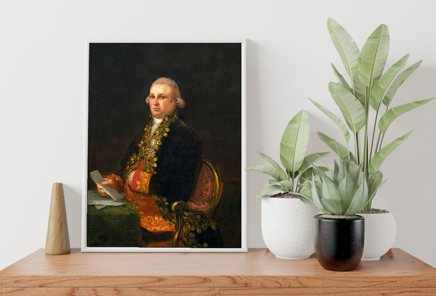 Don Antonio Noriega, 1801, Francisco Goya - plakat - Galeria Plakatu