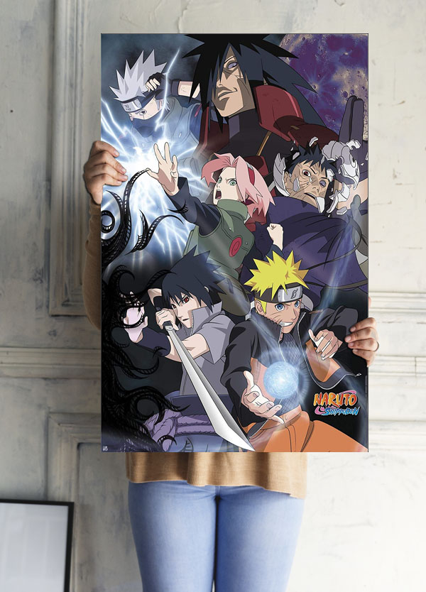 Naruto Shippuden Group Ninja War - plakat - Galeria Plakatu