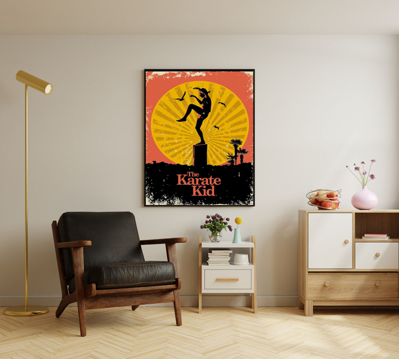 Karate Kid Sunset - plakat - Galeria Plakatu