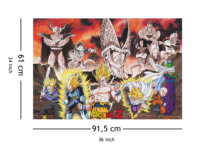 Dragon Ball Z Arc Cell - plakat - Galeria Plakatu