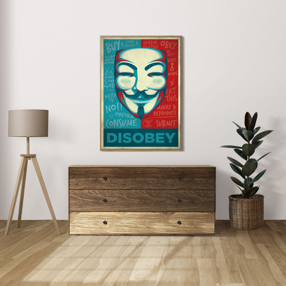 Disobey Anonymous - plakat - Galeria Plakatu