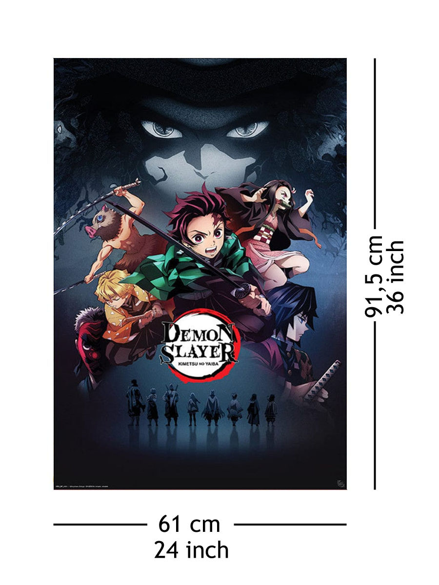 Demon Slayer Bohaterowie - plakat - Galeria Plakatu