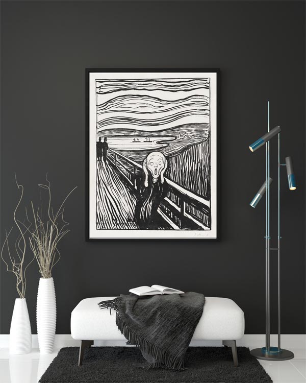 The Scream (1895), Edvard Munch - plakat - Galeria Plakatu