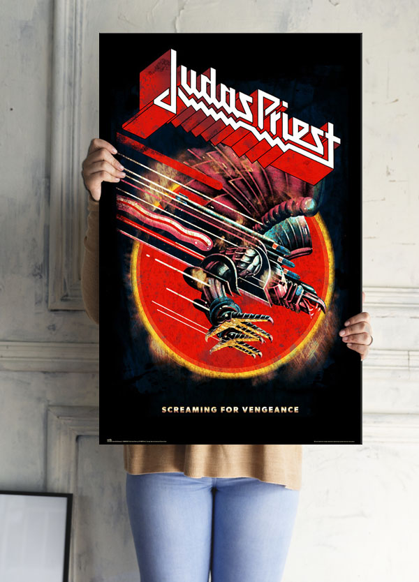 Judas Priest Screaming For Vengeance - plakat - Galeria Plakatu