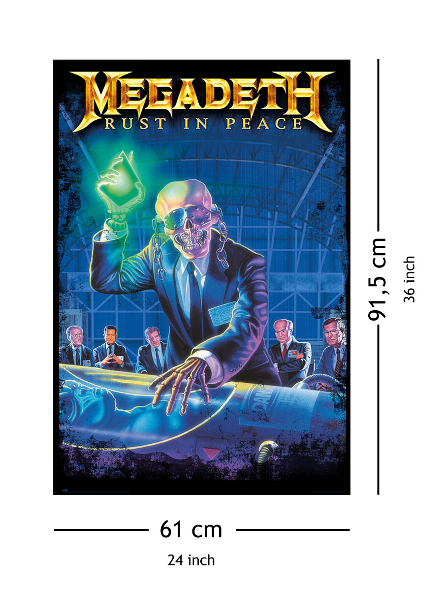Megadeth Rust in Peace - plakat - Galeria Plakatu