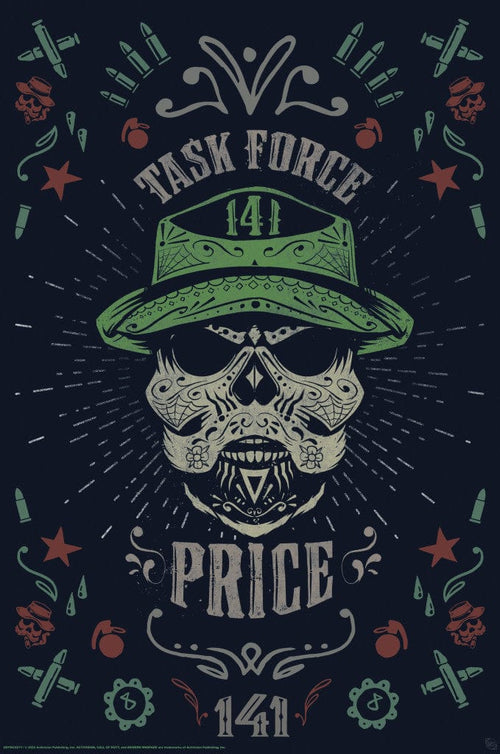 Call of Duty Captain Price Task Force 141 - plakat - Galeria Plakatu