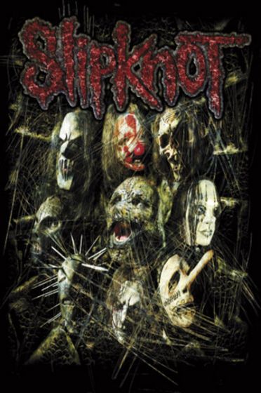 Slipknot Maski - plakat - Galeria Plakatu